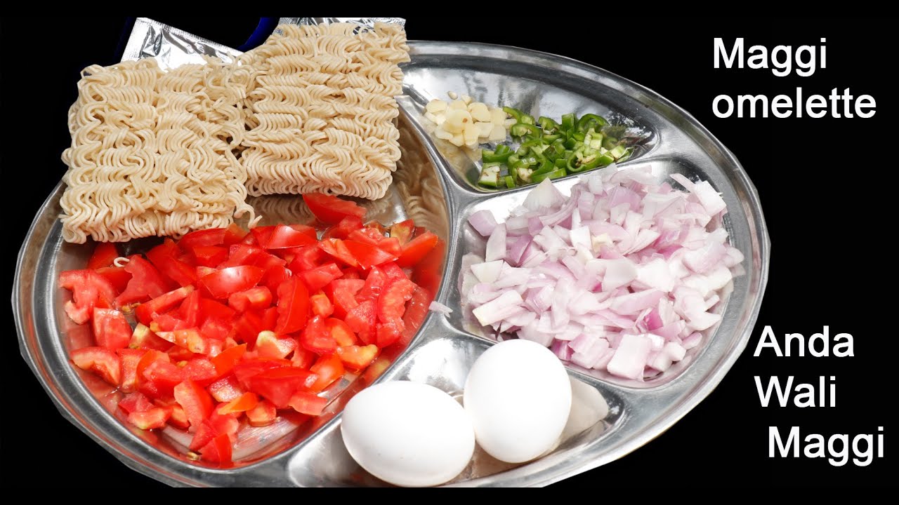 मैगी और अंडे /Anda Wali Maggi/अंडा मैगी बनाने की रेसिपी/anda maggi ...