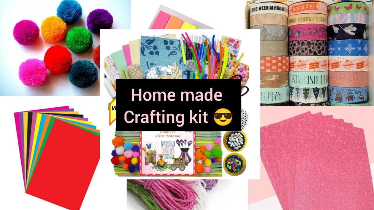 Home made crafting kit | easy to make | (part1) ️😳 - YouTube