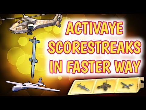 HOW TO ACTIVATE SCORESTREAKS IN FASTER WAY IN CALL OF DUTY MOBILE CODM ...