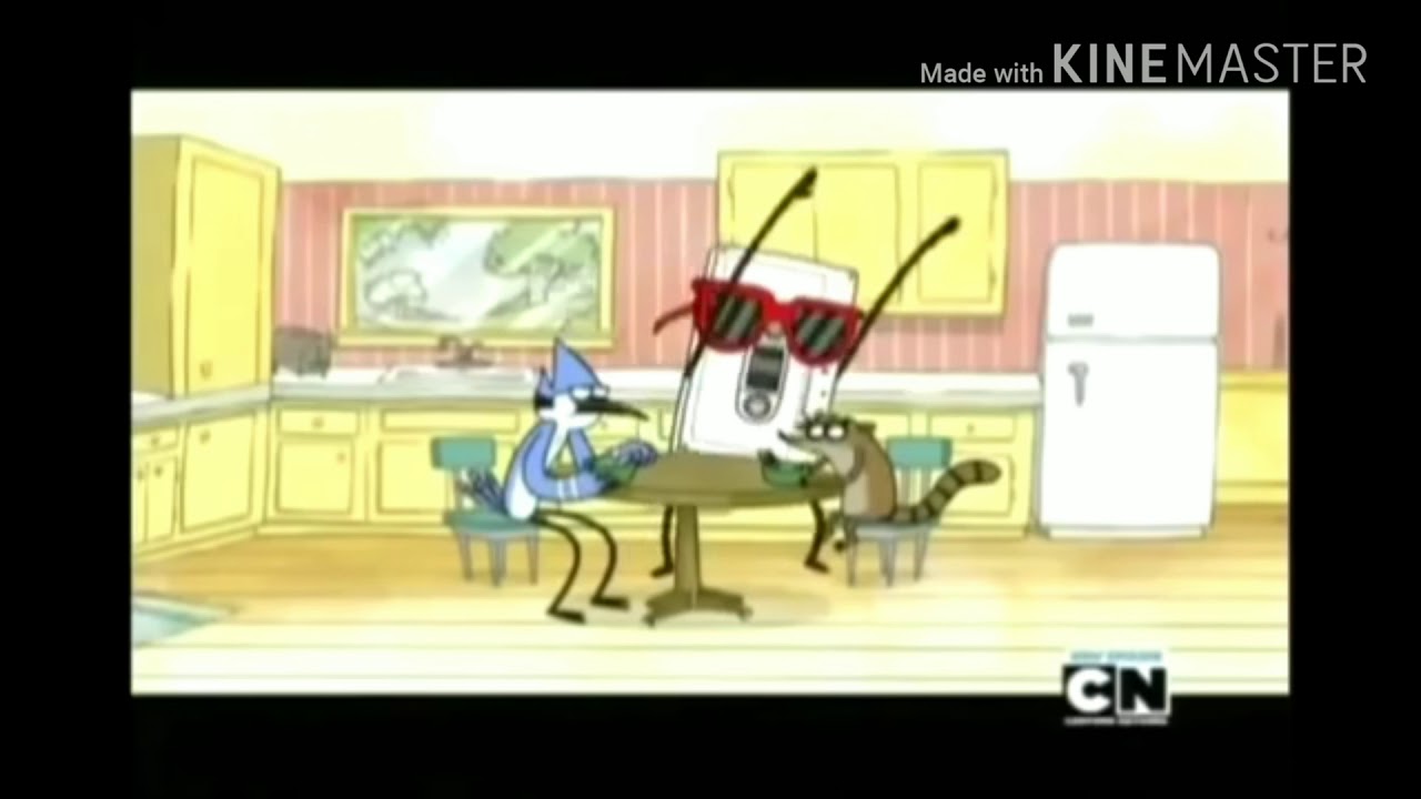 Summertime (Regular Show) but it's pizza time every time it says ...