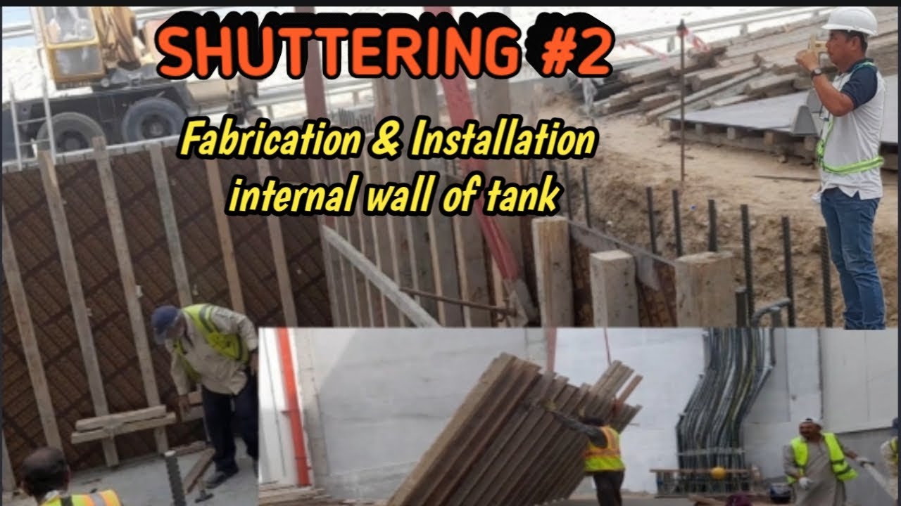 How to make the internal shuttering of tank part 2 - YouTube