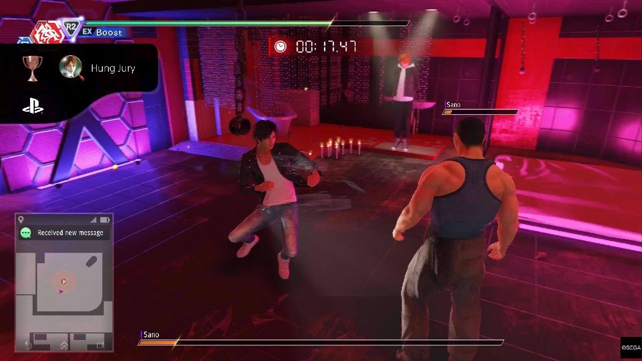 Judgment Yagami Saves Sugiura Fighting Scene - YouTube