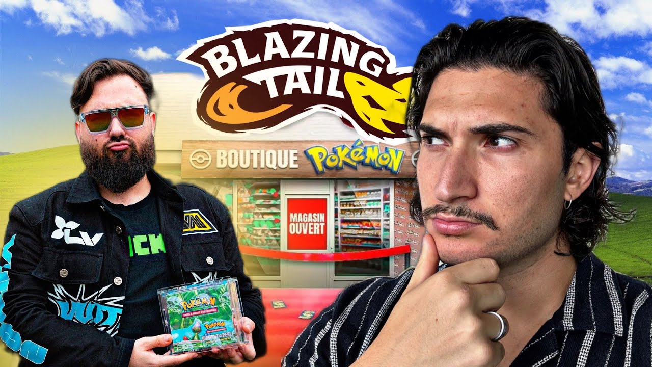 JE TEST LA BOUTIQUE POKÉMON DE DAVID LAFARGE ! BLAZING TAIL - YouTube