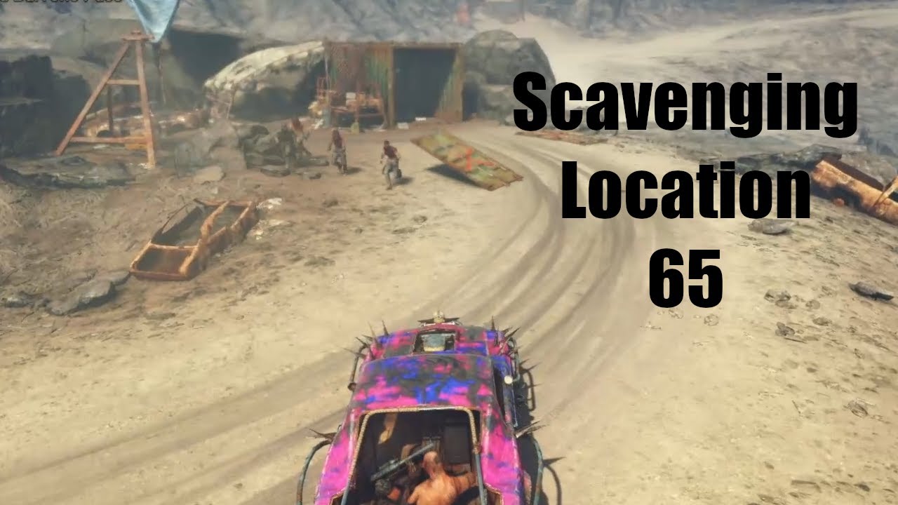 Mad Max Scavenging Location 65 - YouTube