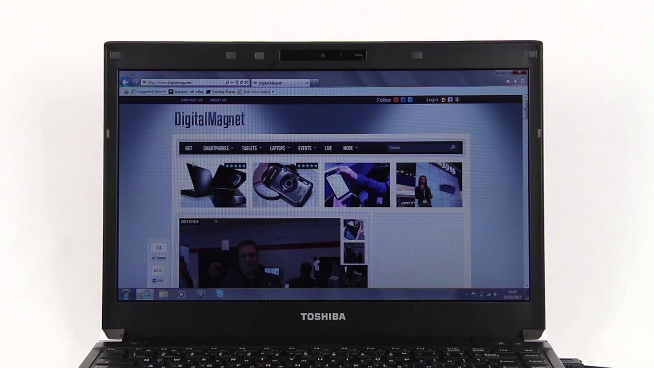 Toshiba Portege R930 Video Review by DigitalMag.net - YouTube