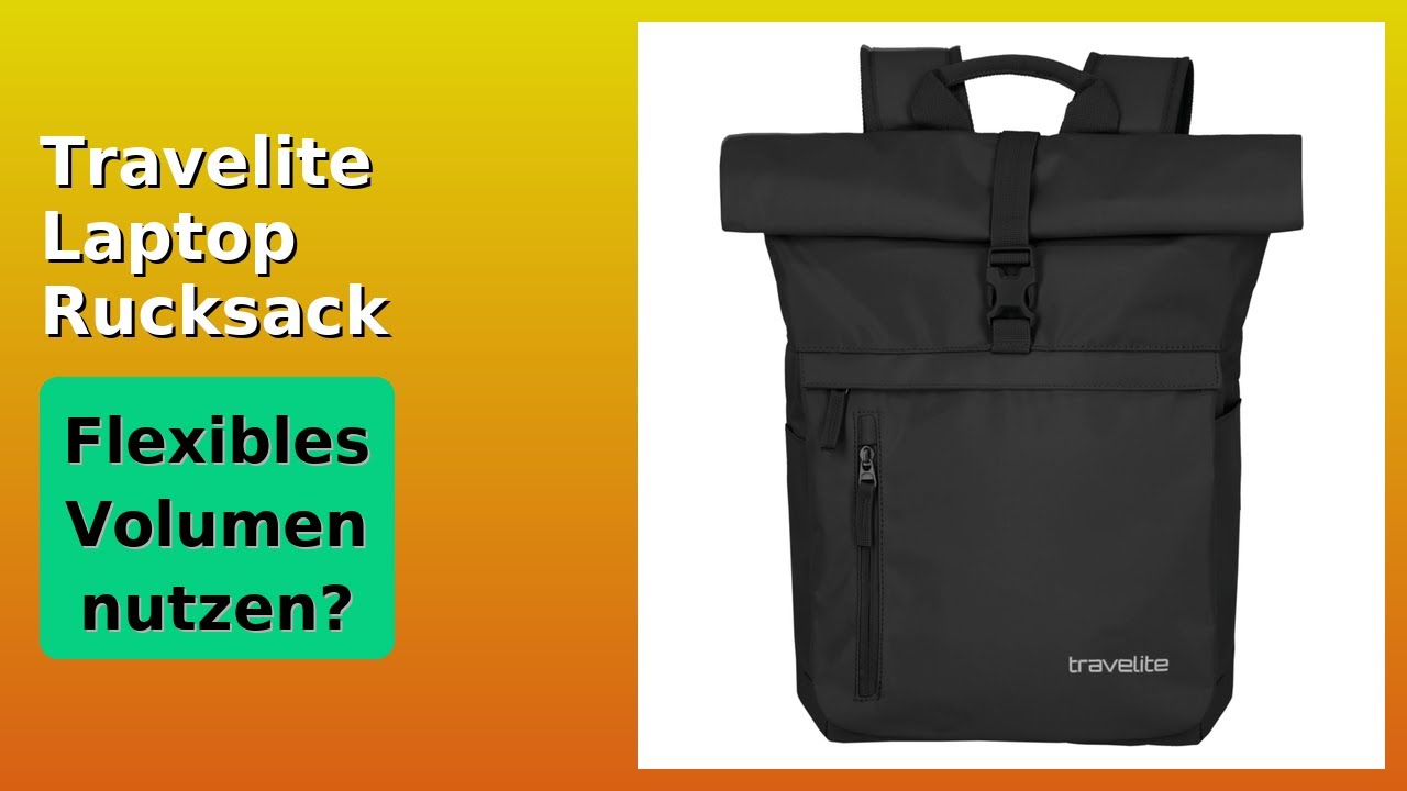 BEWERTUNG (2025): Travelite Laptop Rucksack 15,6". WESENTLICHE ...
