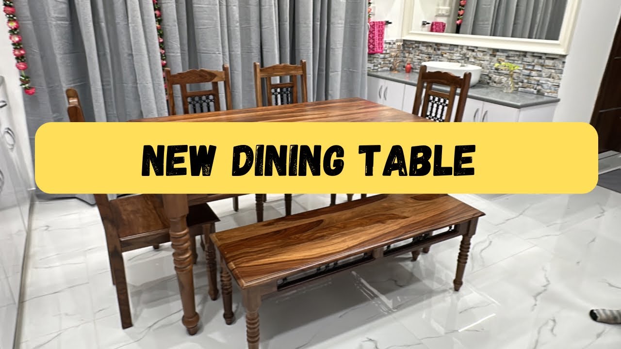New Dining Table | Rupslife Vlogs - YouTube
