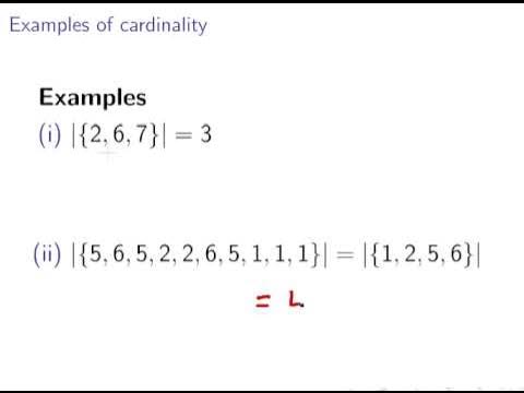 Cardinality of Sets (Discrete Maths : Set Theory) - YouTube