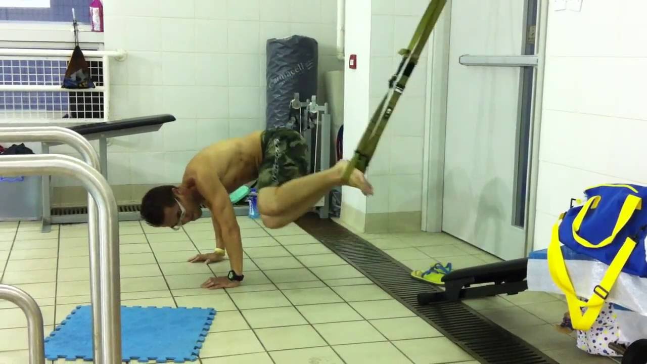 TRX training for swimming - YouTube