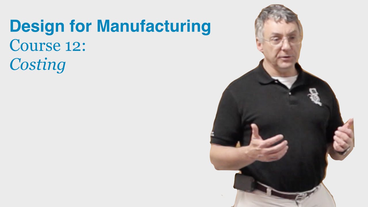 Design for Manufacturing Course 12: Costing - DragonInnovation.com ...