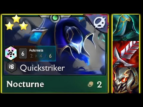 Nocturne 3 Star ⭐️⭐️⭐️ ft 6 Automata 100 hp Game Free Lp Tft Set 13 ...