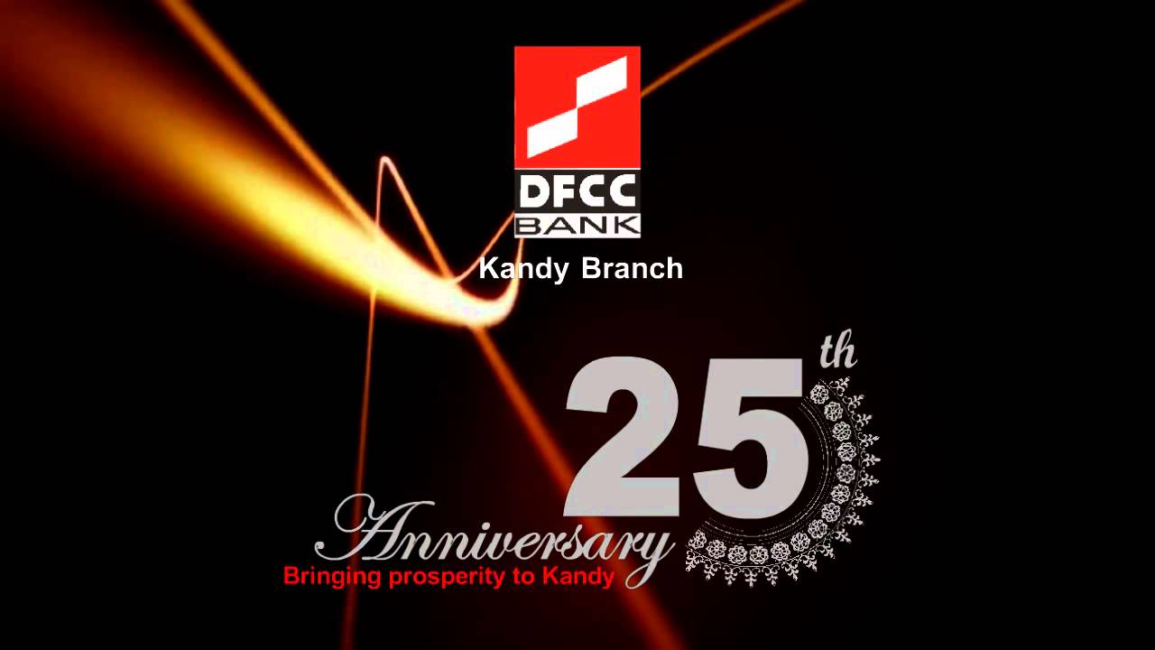 DFCC Kandy Branch 25th Anniversary Animated Logo HDV - YouTube
