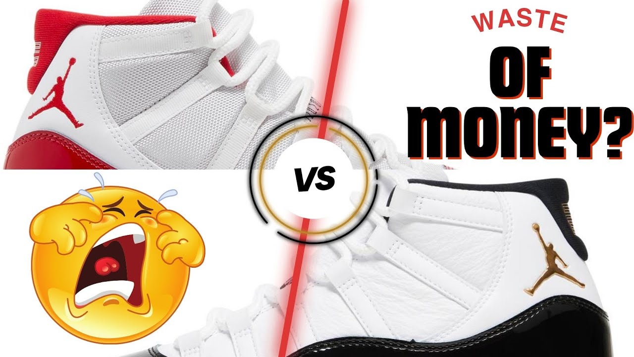 Cherry 11's vs Gratitude 11's: Are These Jordan 11's Worth It?? - YouTube