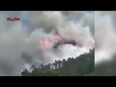 Çin'de yolcu uçağı düştü