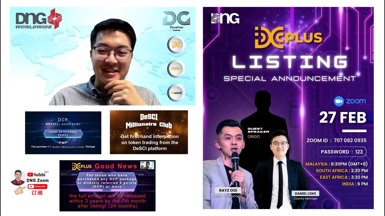 DC PLUS LISTING Special Announcement By Daniel Loke ( DNG Country ...
