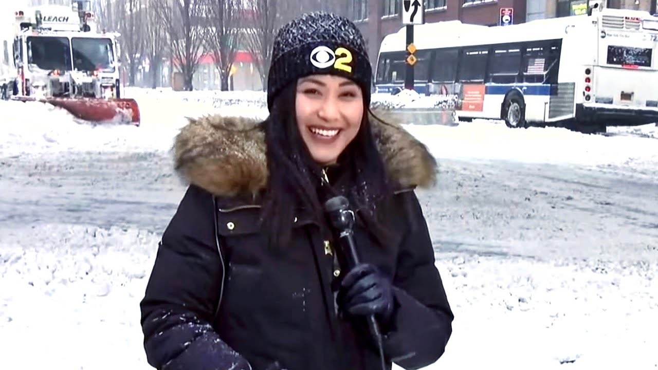 Leather Gloved News Reporter - YouTube