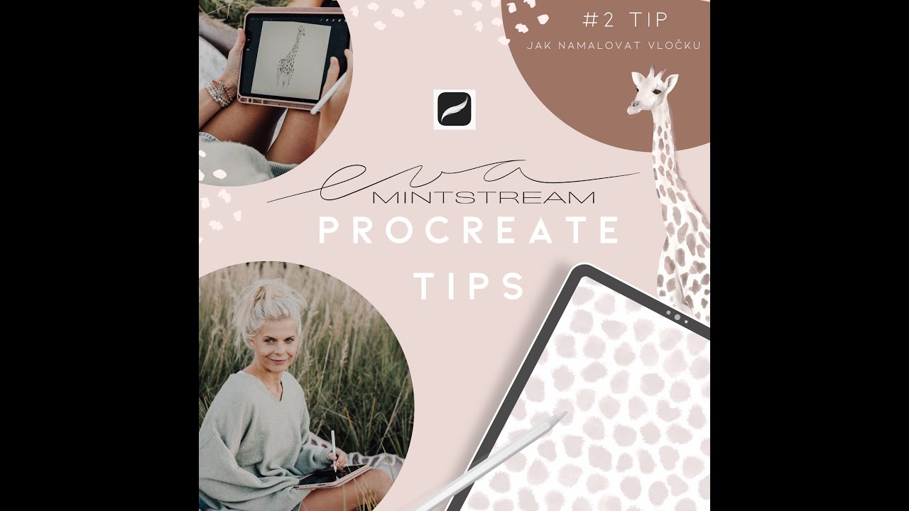 Procreate tip č.2 Jak namalovat vločku :) - YouTube