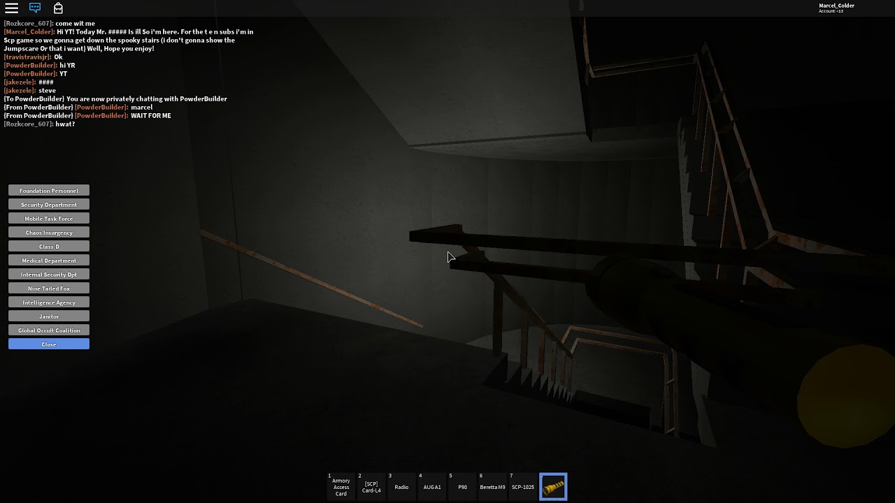 Getting Down The Stairs Os SCP-087! - Roblox - YouTube