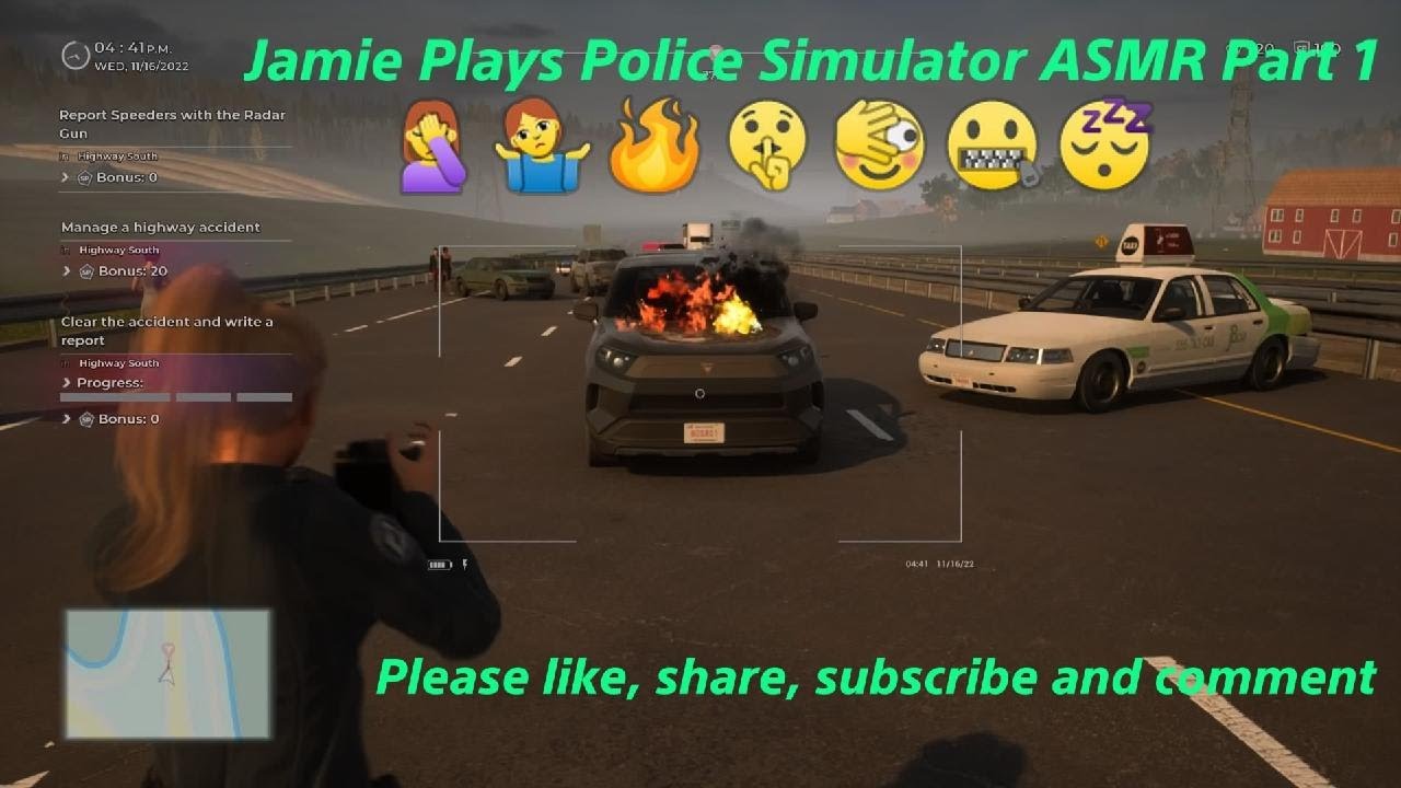 ASMR Police Simulator Part 1 - YouTube