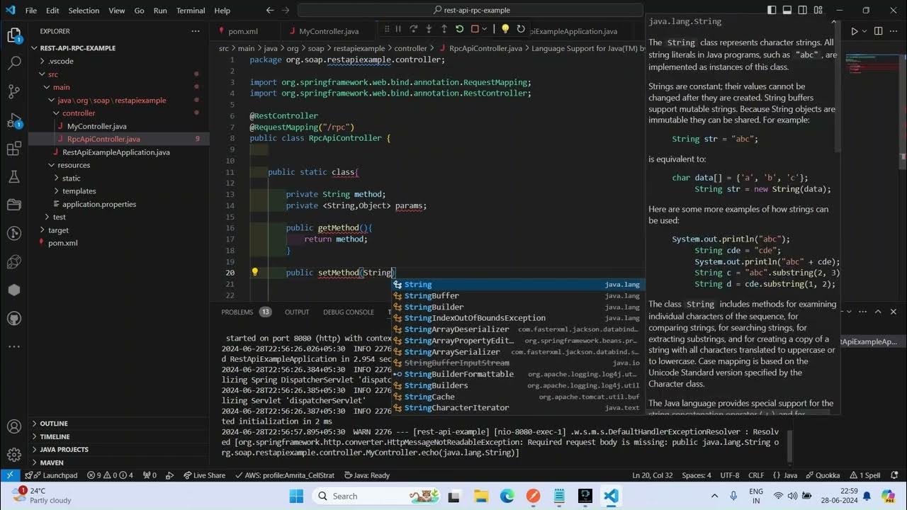 Rest + RPC API Implementation - YouTube