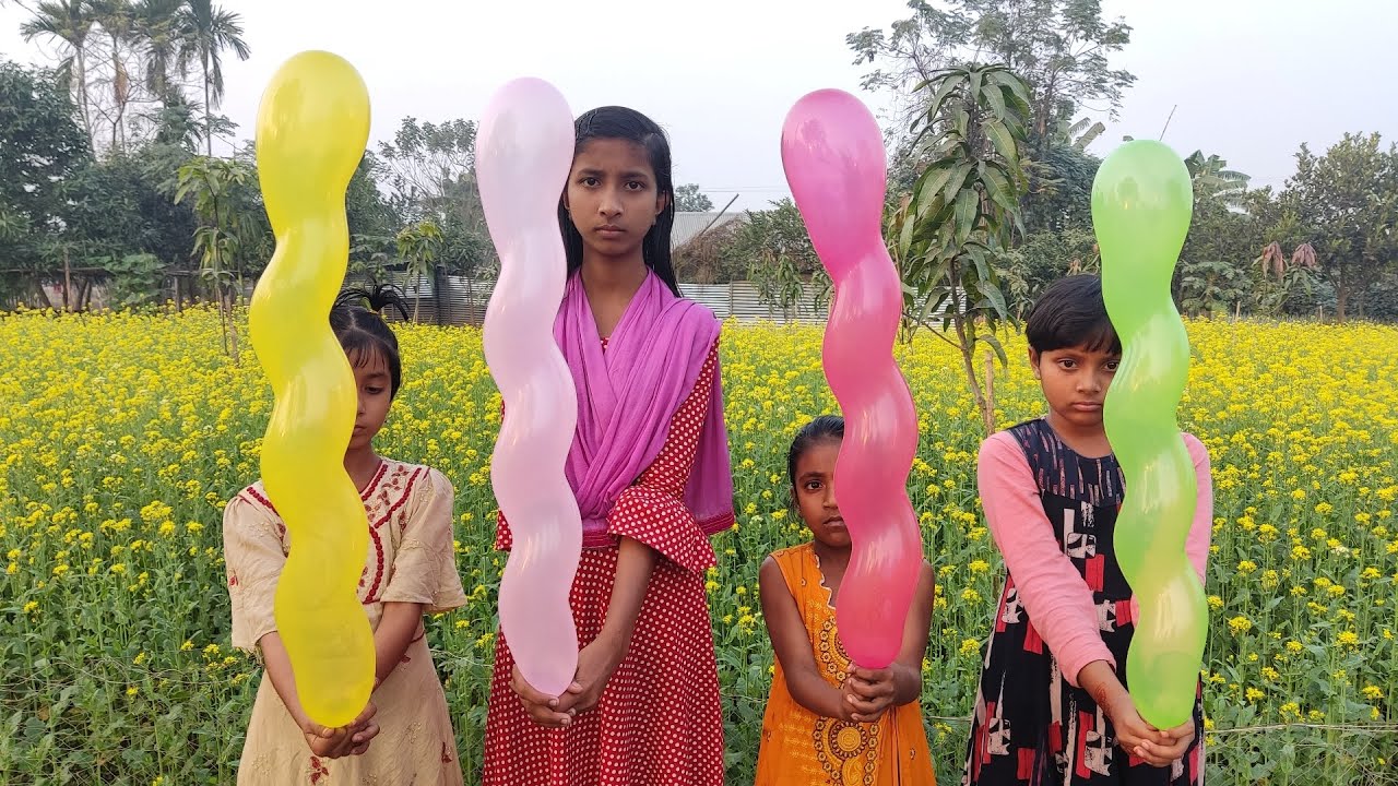 outdoor rocket Balloon fun and Learn Colors for kids | YouTube I Asha ...