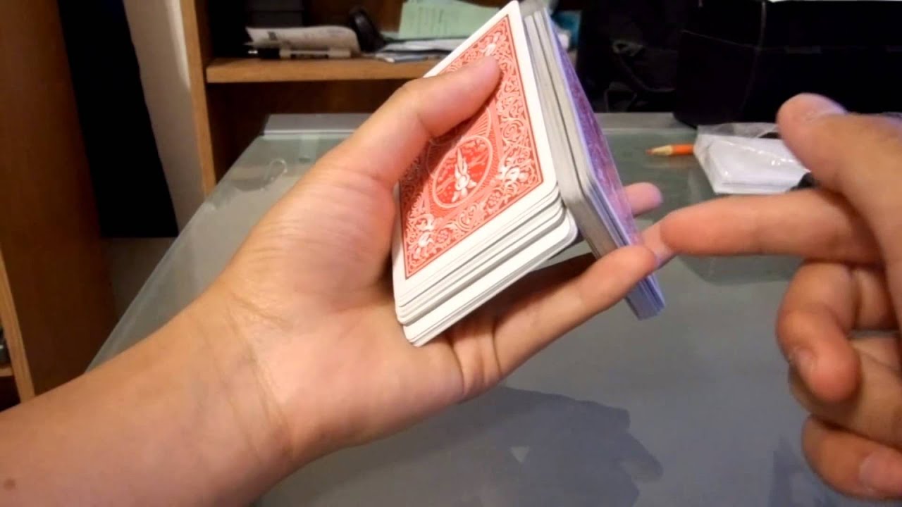 Cutting a deck with one hand // Charlier Cut (Tutorial) - YouTube