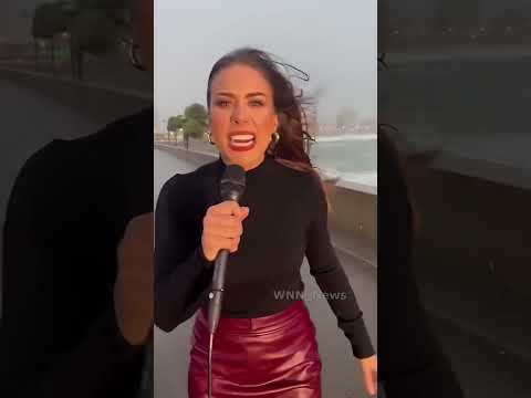 Reporter vs. Wind! 💨 LIVE NEWS CHAOS! 🤣