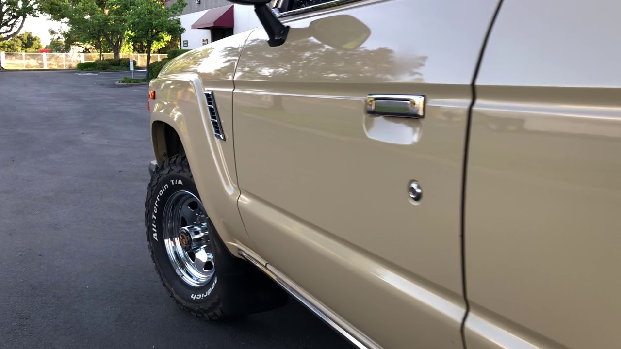 1984 Toyota Land Cruiser FJ60 Beige- Walk Around and Warm Idle BaT ...