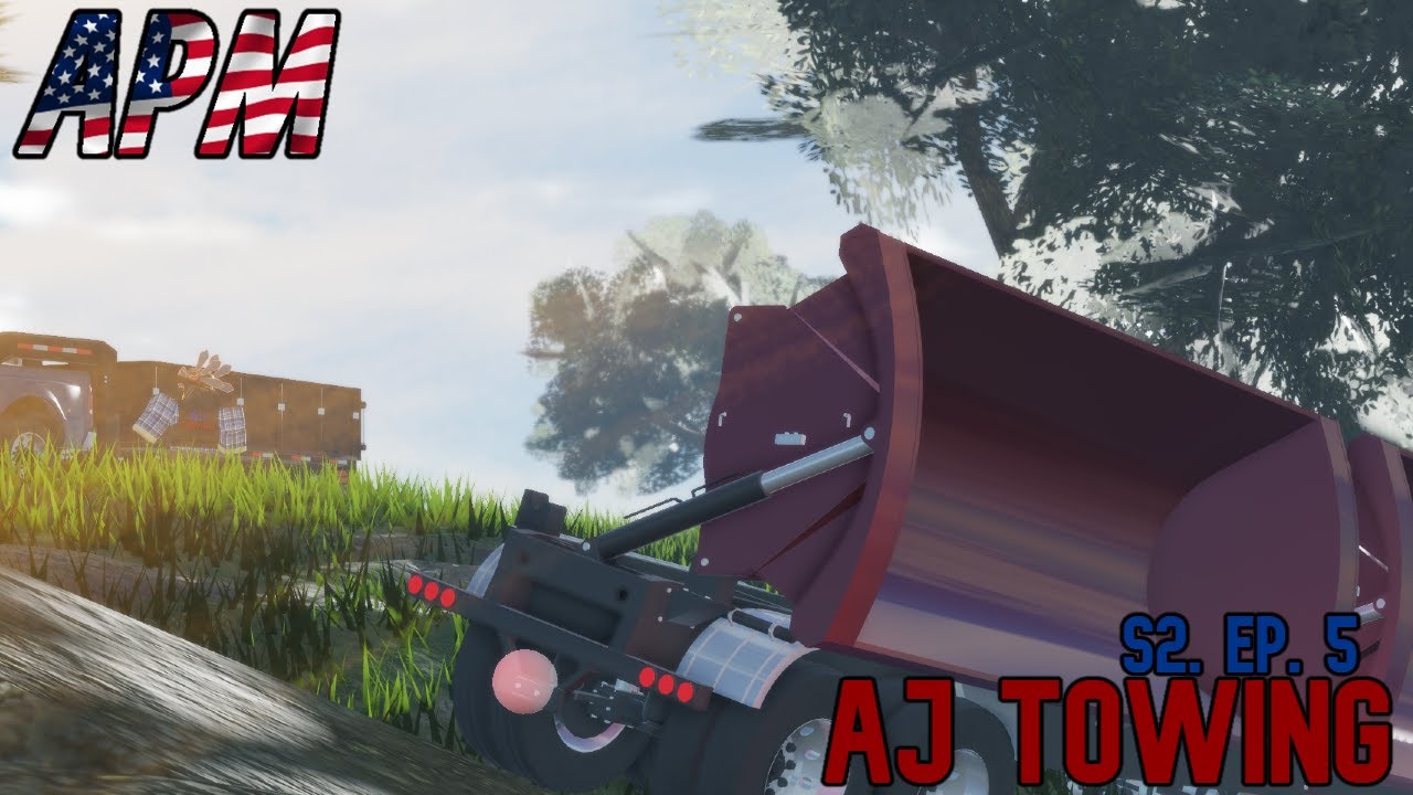 Picking Up Dirt (AJ Towing S2, EP. 5) | Roblox American Plains Mudding ...