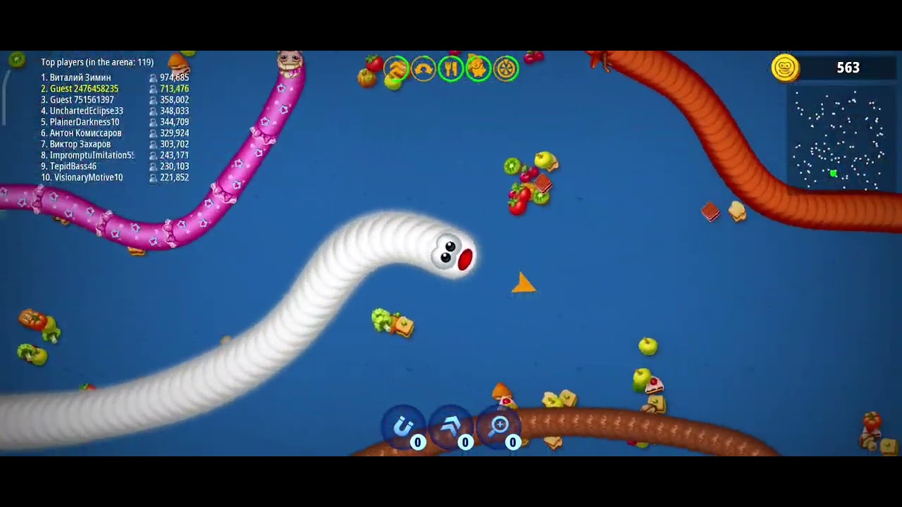 snake challenge wormsZone.io - YouTube