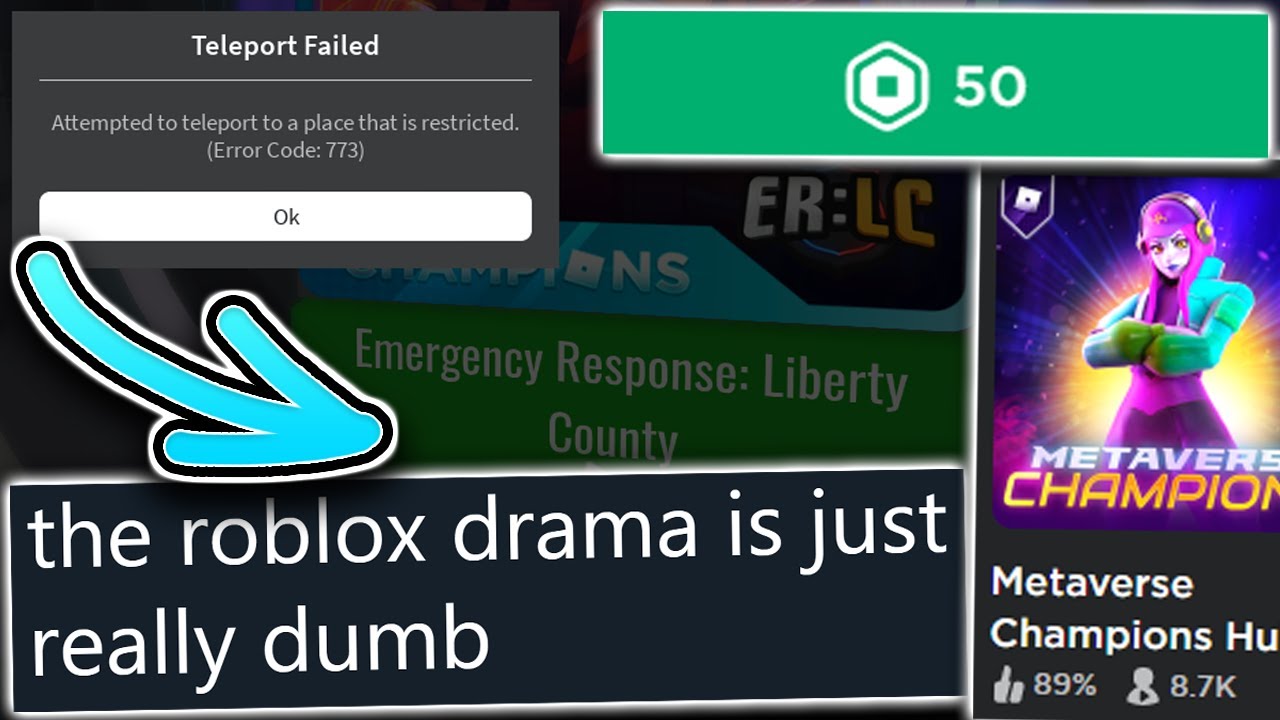bad roblox event caused DRAMA... - YouTube