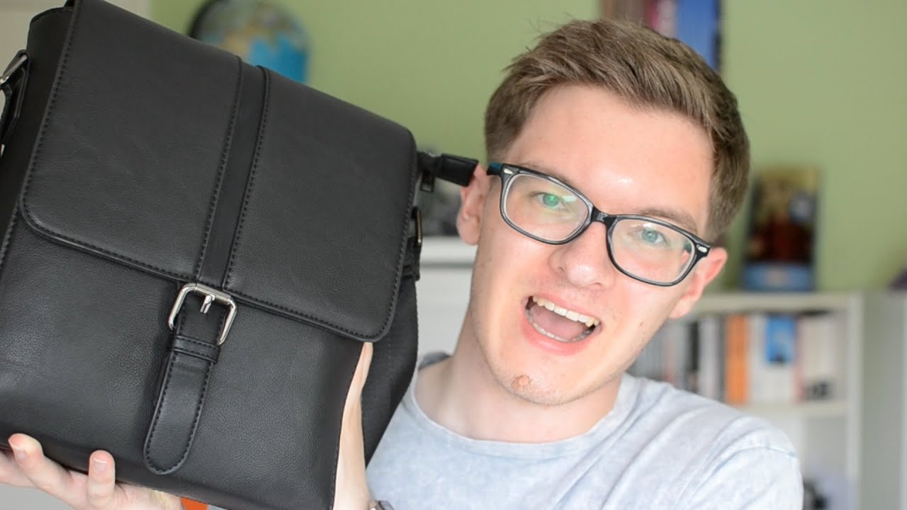 WHAT'S IN MY "MAN" BAG? - YouTube