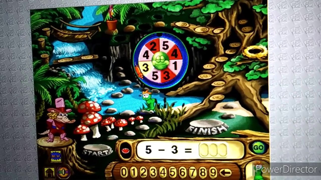 Mighty Math Zoo Zillions Annie's Jungle Trail Gameplay mode with two ...