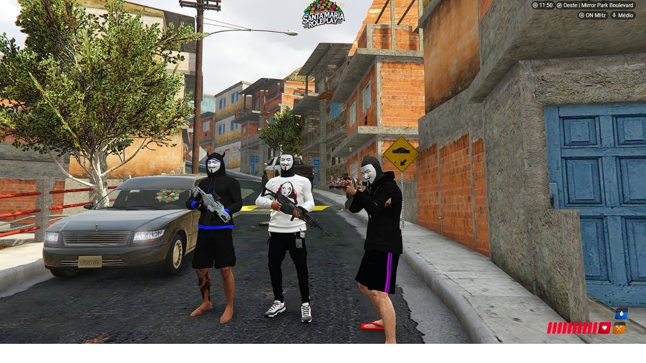 LIVE COM OS CRIAS GTAV / FIVEM SANTA MARIA ROLEPLAY - YouTube