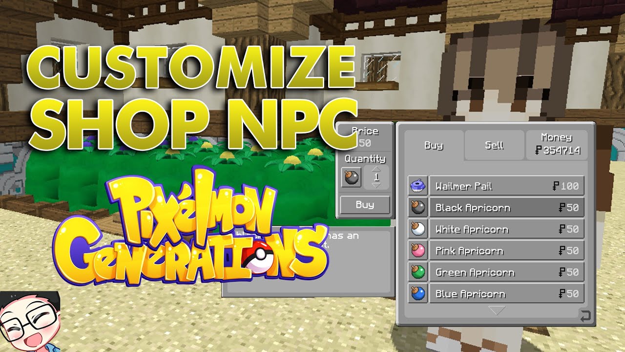 How To Customize Shopkeeper in Pixelmon Generations - YouTube