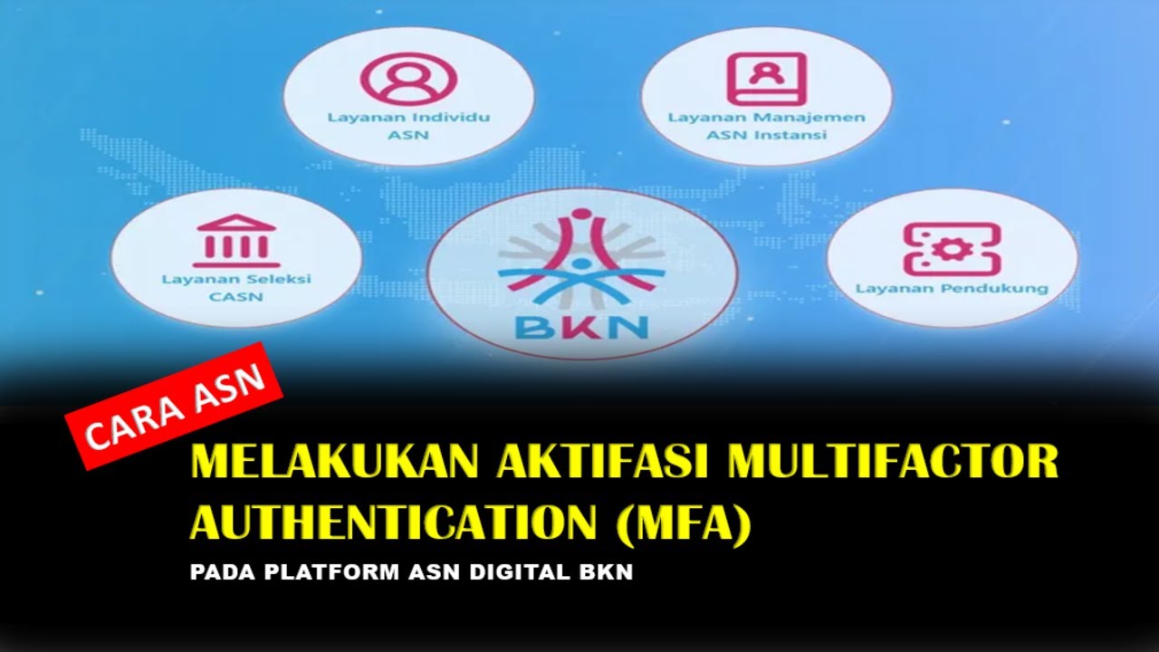 CARA ASN MELAKUKAN AKTIFASI MULTIFACTOR AUTHENTICATION (MFA) PADA ...