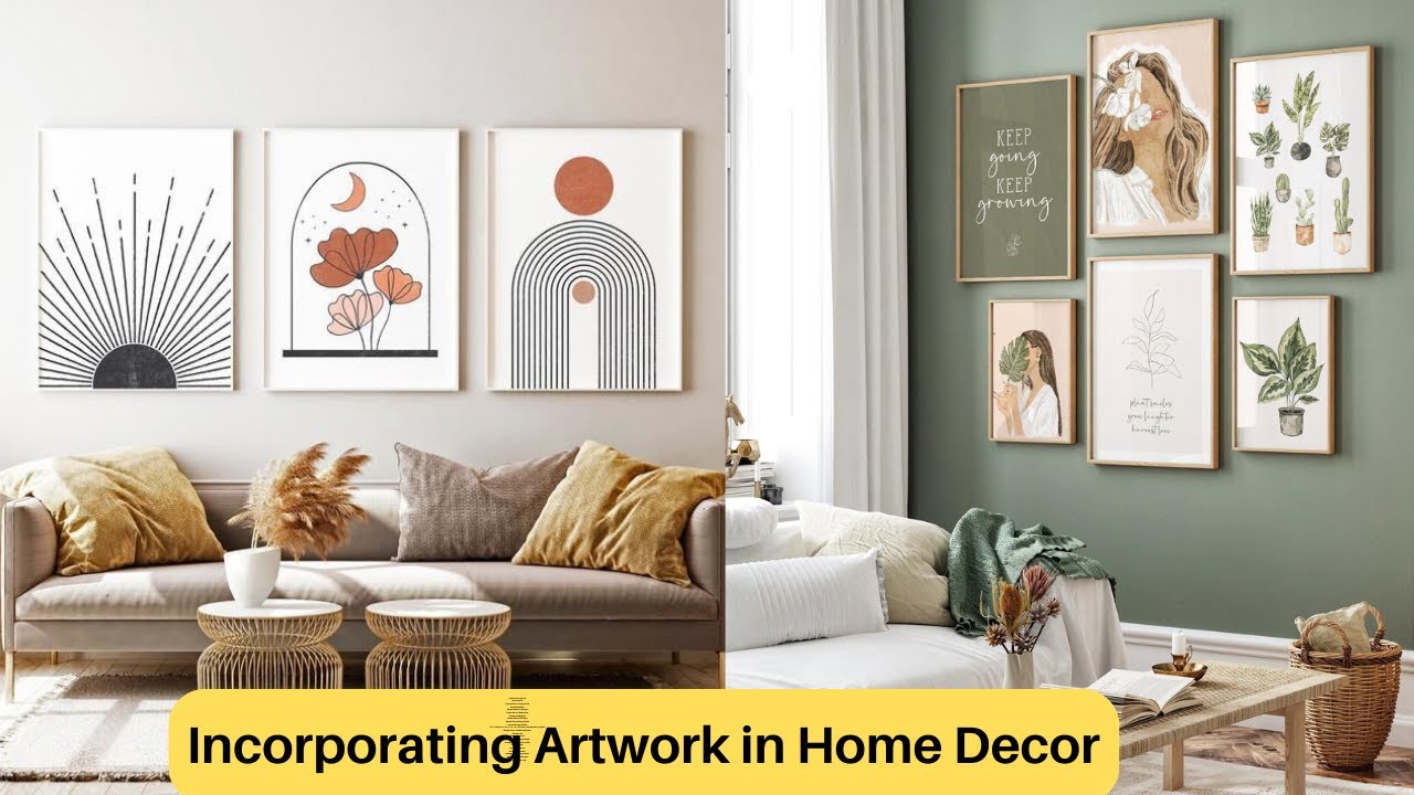 TOP 10 Incorporating Artwork in Home Decor - YouTube
