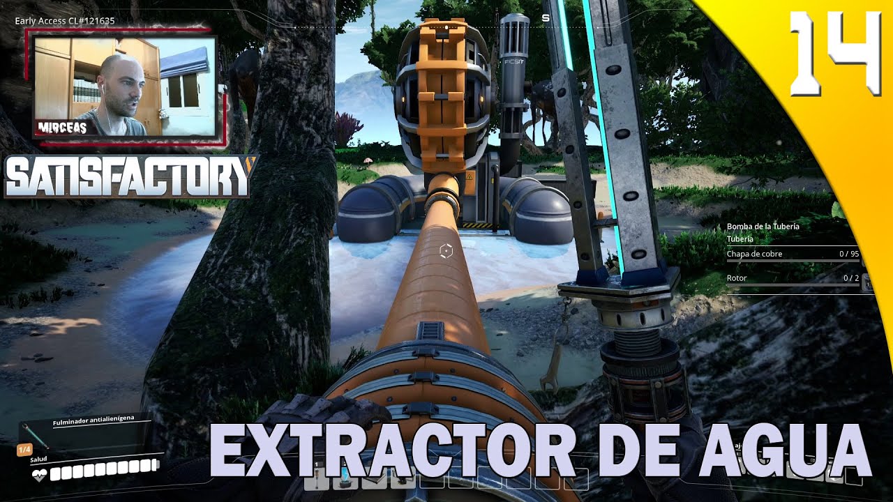 SATISFACTORY Gameplay Español - EXTRACTOR DE AGUA #14 - YouTube