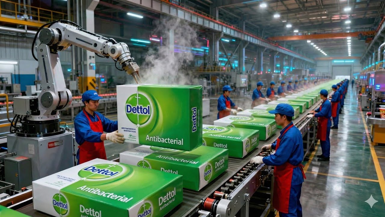 Inside Dettol Soap Factory – Complete Production Line Explained - YouTube