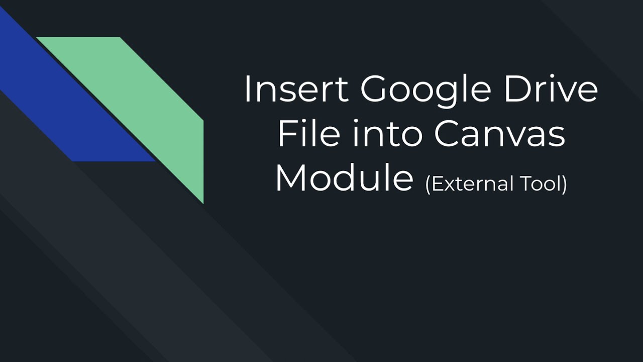Embed A Google Drive File Into Canvas YouTube Embed A Google Drive File Into Canvas YouTube