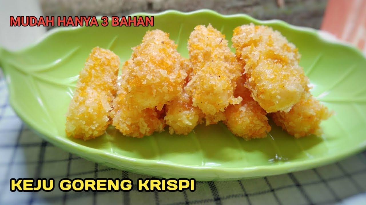 KEJU GORENG KRISPI - RESEP DAN CARA MEMBUAT KEJU GORENG - YouTube
