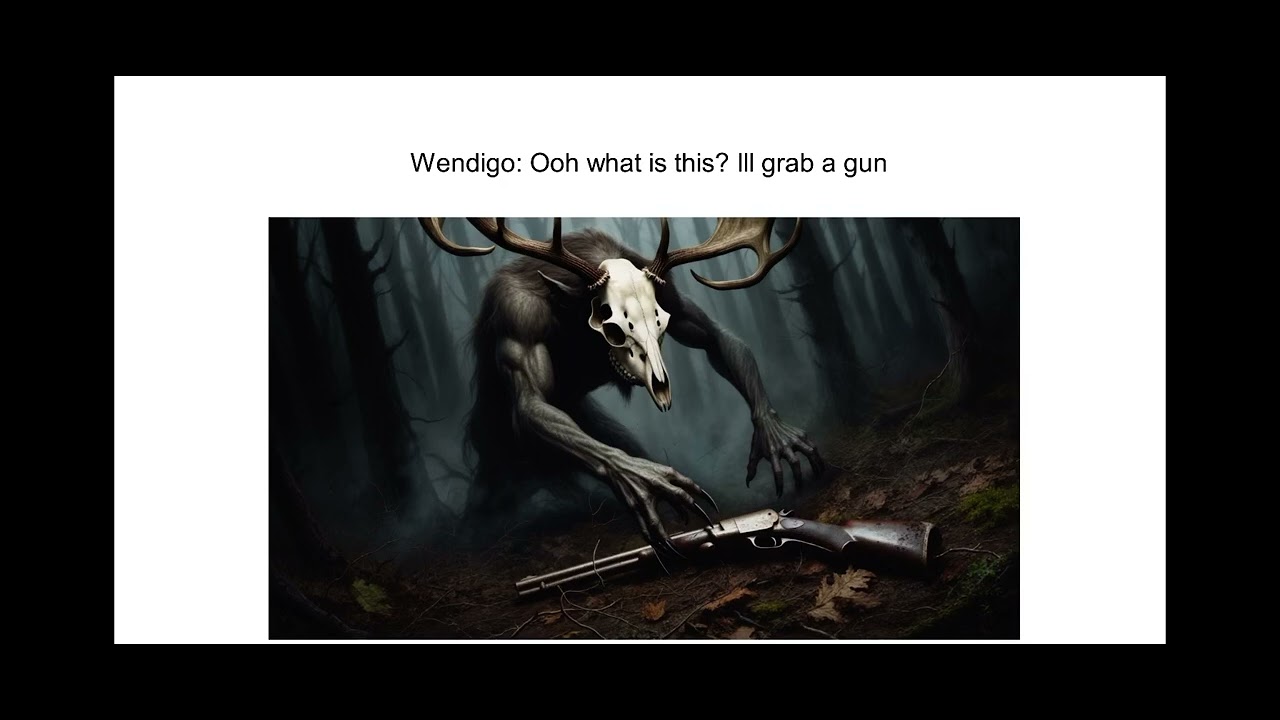 Wendigo uses gun - YouTube