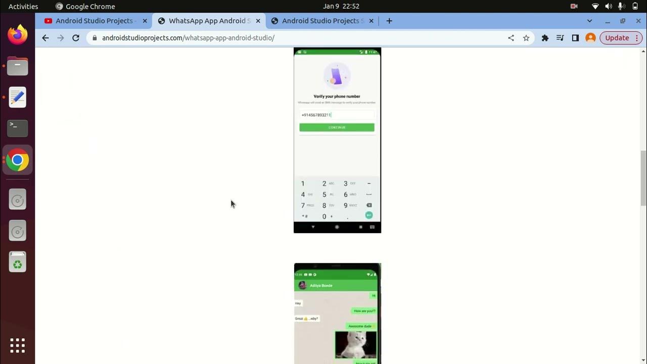 WhatsApp Android Application Source Code Download - YouTube