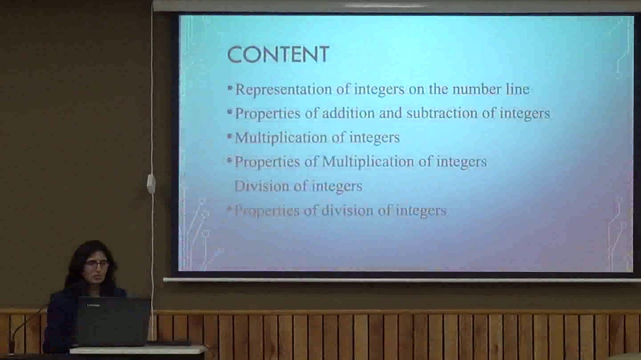 Class 7 Mathematics Integers Explaination - YouTube