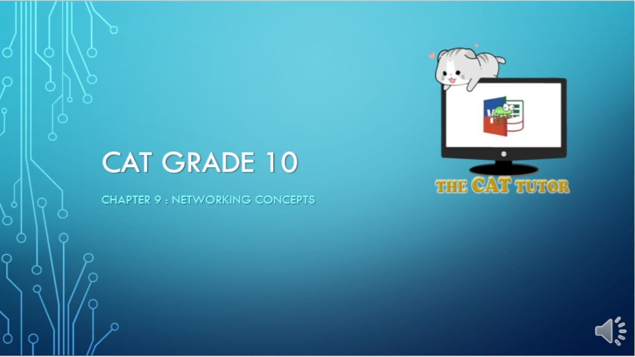 CAT GR 10 Ch 9 - Networks - YouTube
