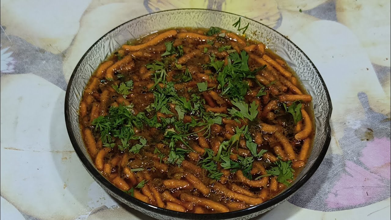 how to make restaurant style Kolhapuri Shev bhaji | कोल्हापुरी शेव भाजी ...