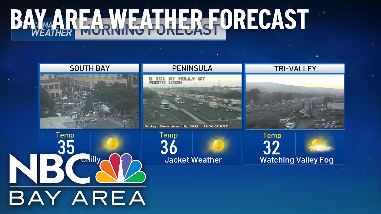 Bay Area Forecast: Chilly Jacket Weather; Updated Rain Chances - YouTube