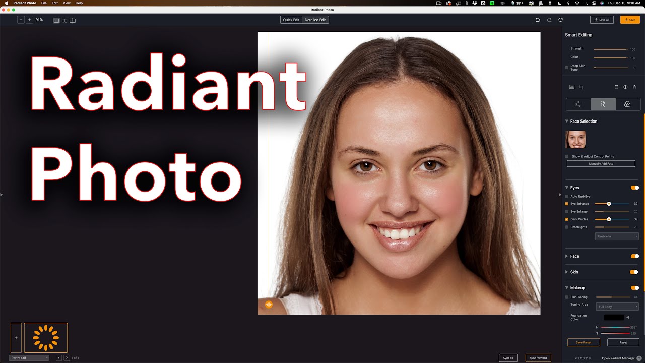 Radiant Photo Portraits! - YouTube
