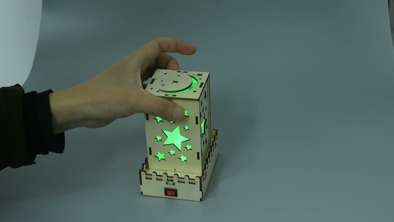 How to diy a color changing star lamp ? - YouTube