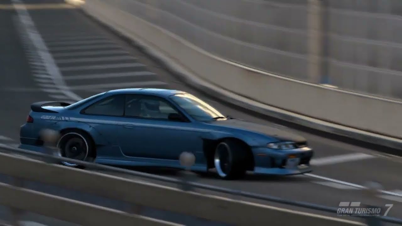 Nissan S14 Drifting the Tokyo Expressway - Gran Turismo 7 with G29 ...